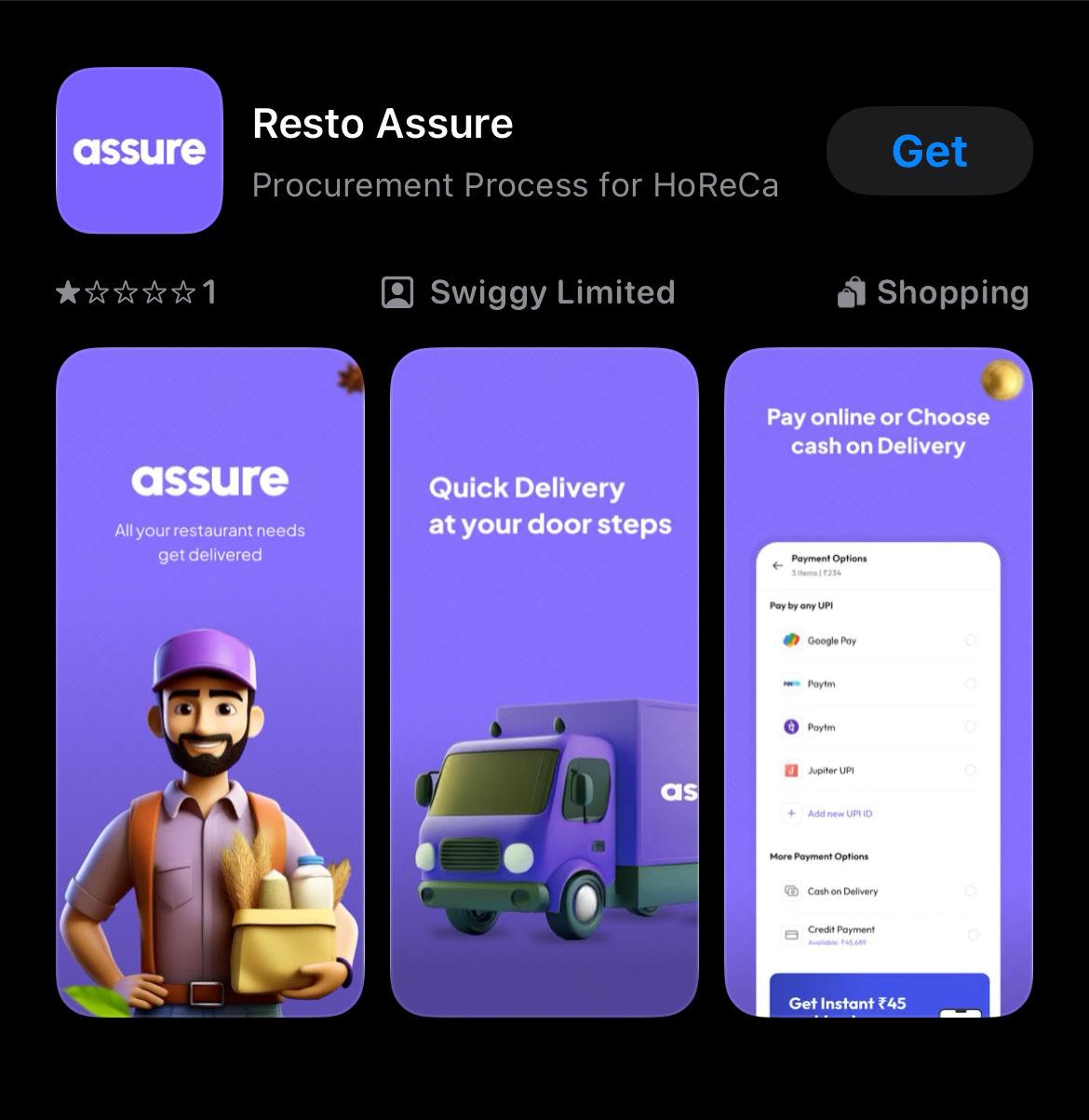 Swiggy Rolls Out B2B Platform ‘Assure’ To Rival Zomato’s Hyperpure