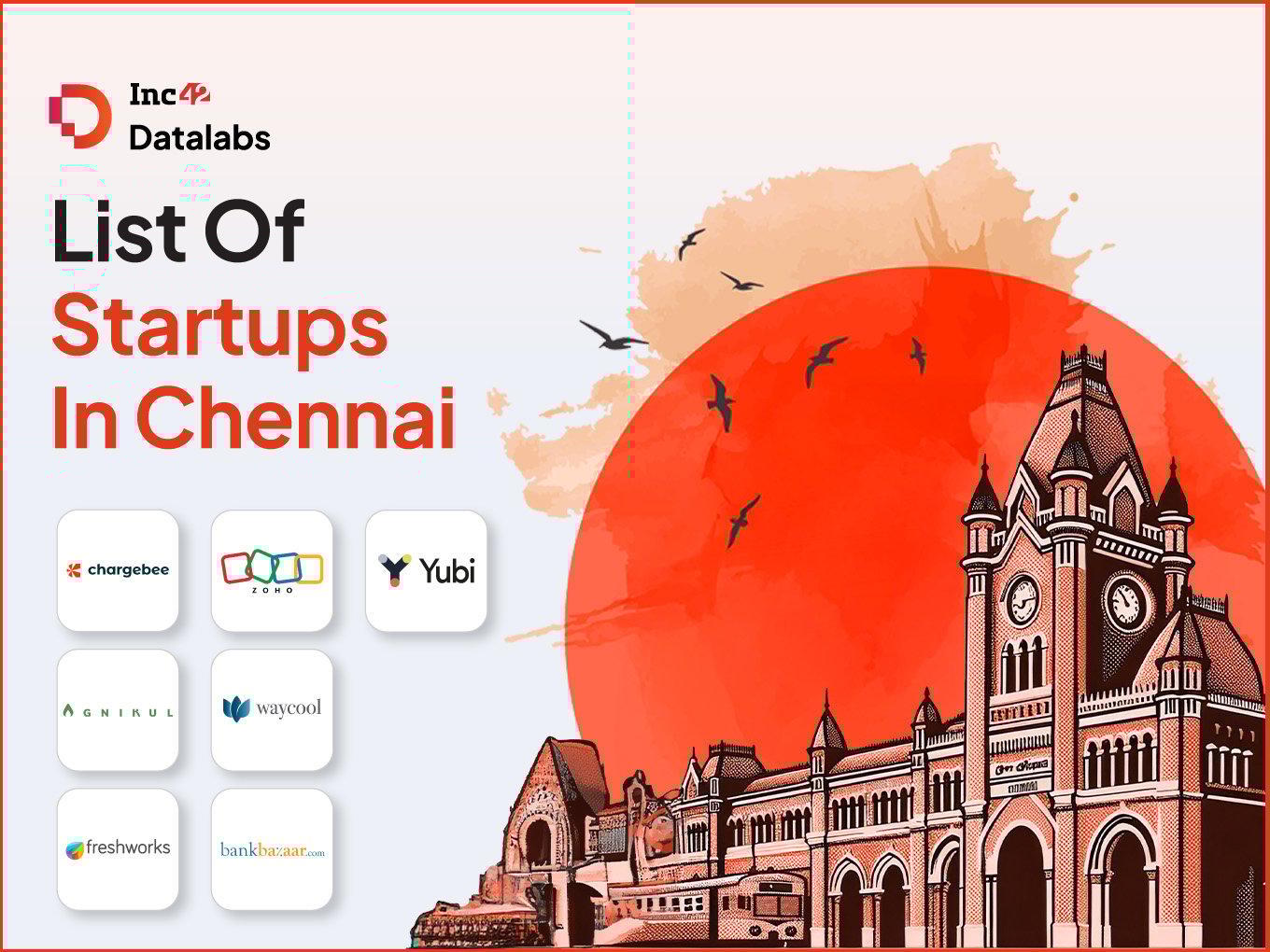 List Of Startups In Chennai - From Unicorns To Hot Early Stage Startups