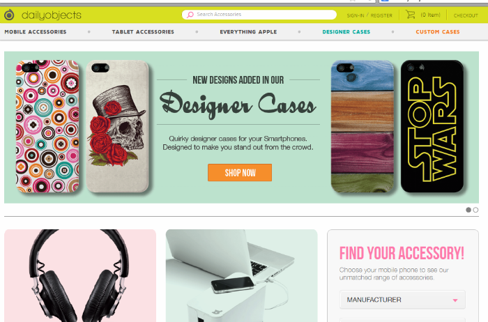 DailyObjects: One Stop Destination For All Mobile Related Accessories