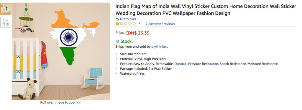 Amazon’s Canadian Unit In Hot Water Again For Selling Distorted Indian Map