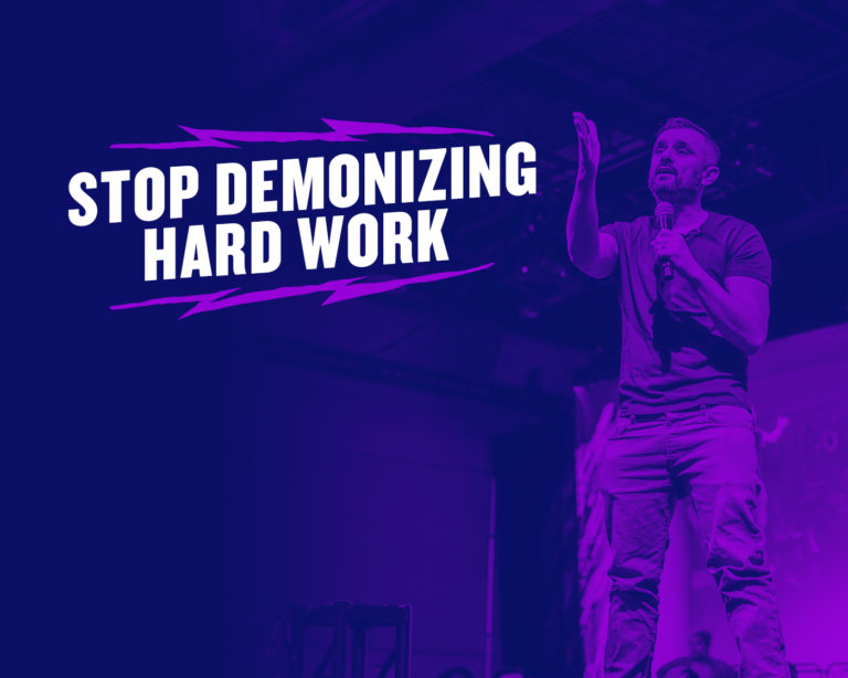 Stop demonizing hard work: Love what you do, and and keep working hard