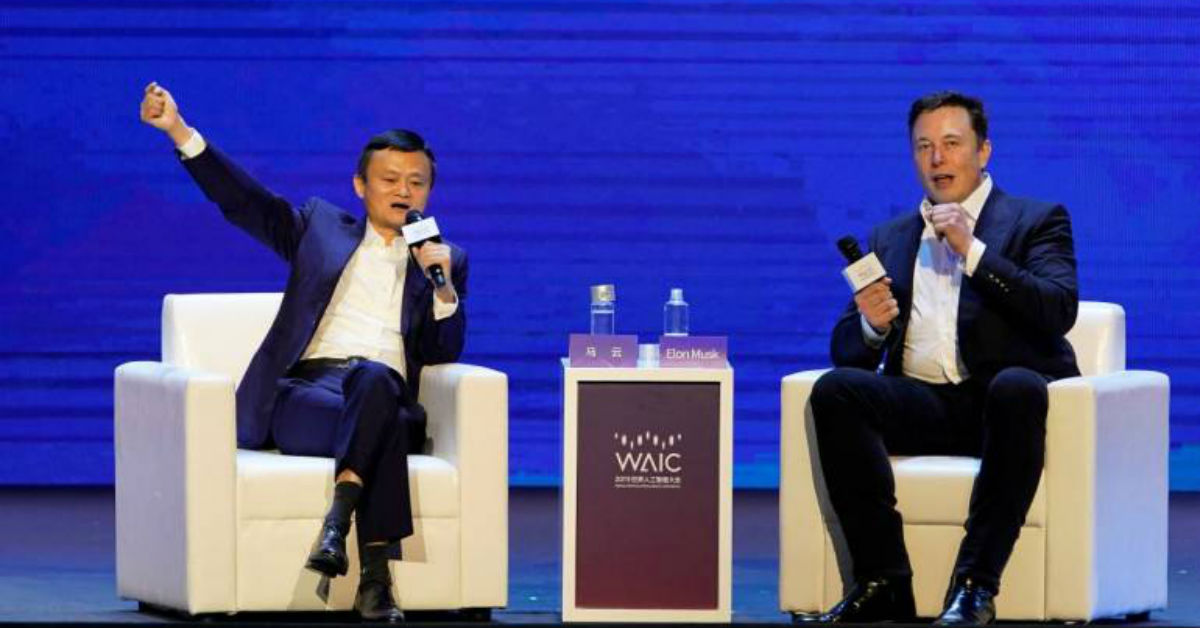 Elon Musk Vs Jack Ma On Power Of AI And Future Of Computers