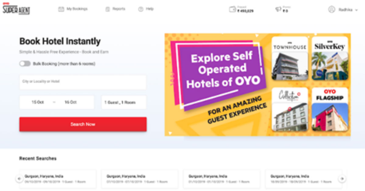 OYO Launches Its Own OTA Platform For Agents, SuperAgent