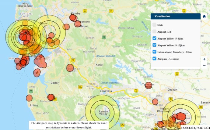 Indian Govt Releases Interactive Airspace Map For Drones Operations