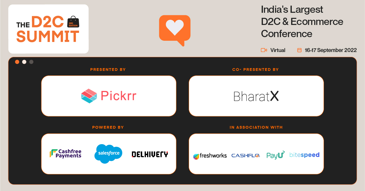 Thank You, Sponsors And Partners, For Making The D2C Summit 2022 A Success!