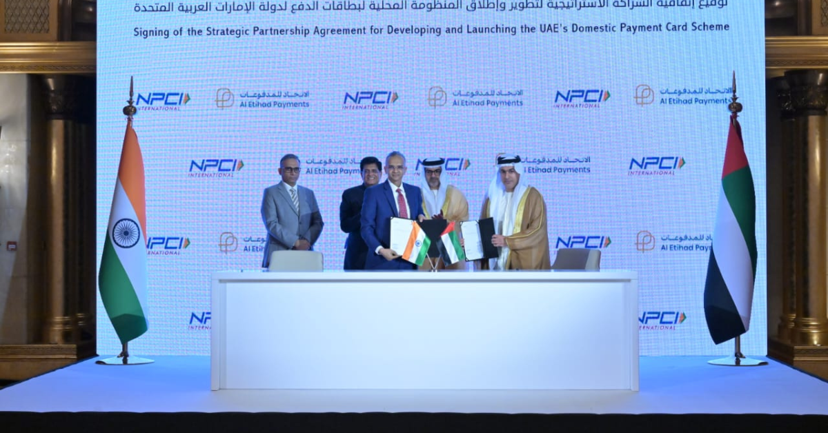 NPCI's Int'l Arm Signs Pact To Develop, Operate UAE’s First National ...