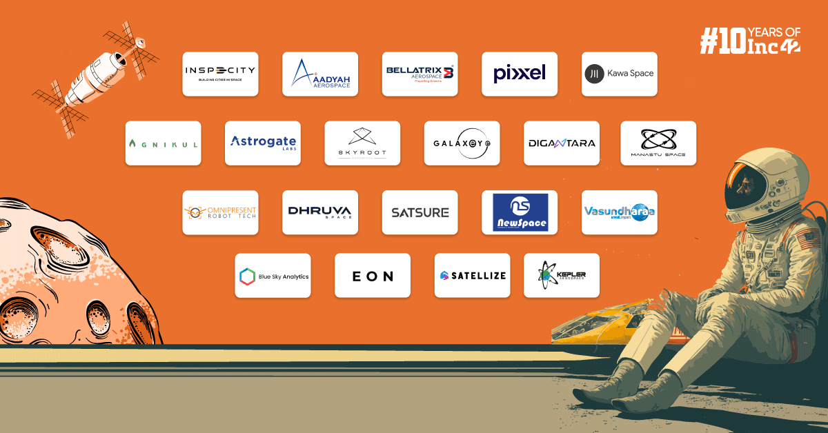 The 20 Indian Spacetech Startups Winning The Space Race
